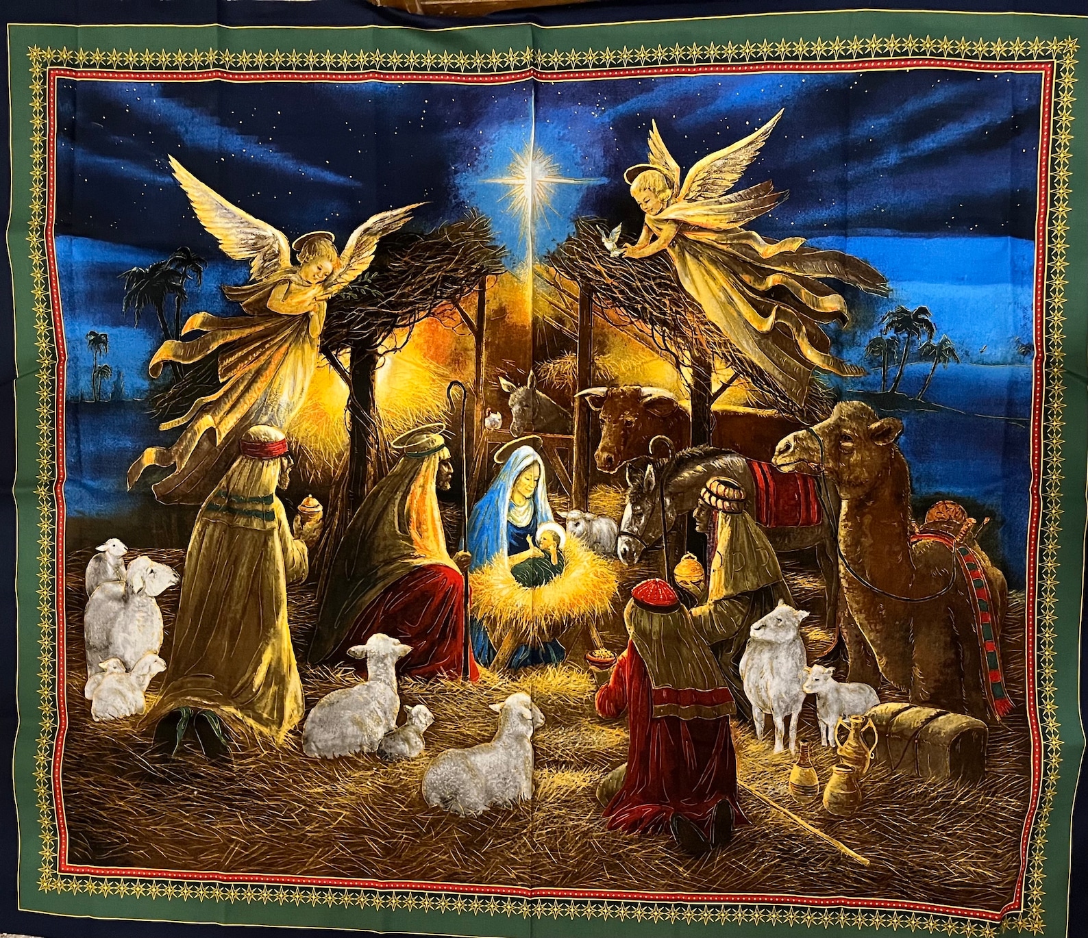 Nativity and Bible Fabric Panels - Etsy