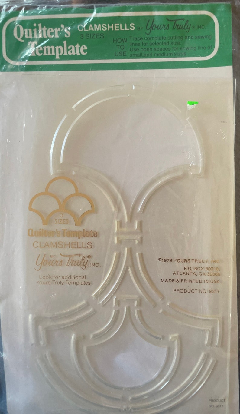 Yours Truly Assorted Quilters Templates - Etsy