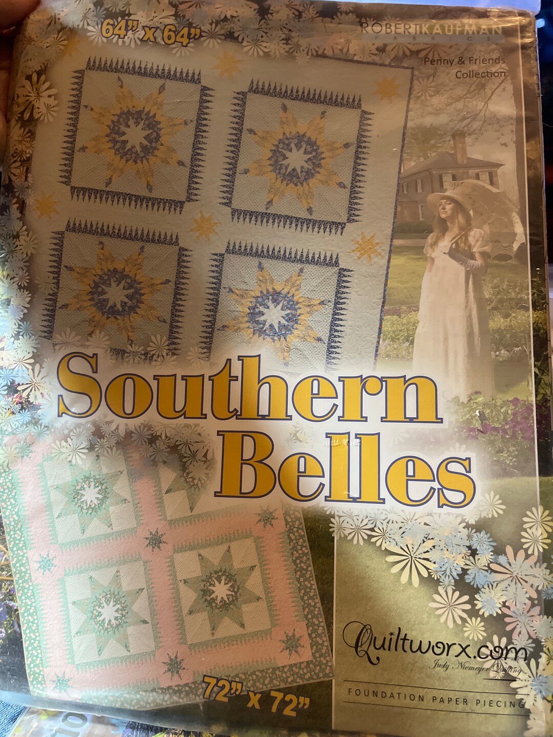 Judy Niemeyer Southern Belles Quilt Pattern - Foundation Piecing by for ...