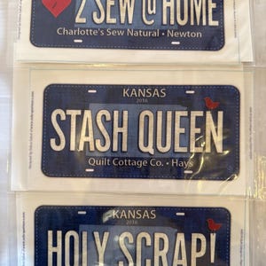 Kansas and Nebraska Row by Row Fabric-plates - Etsy