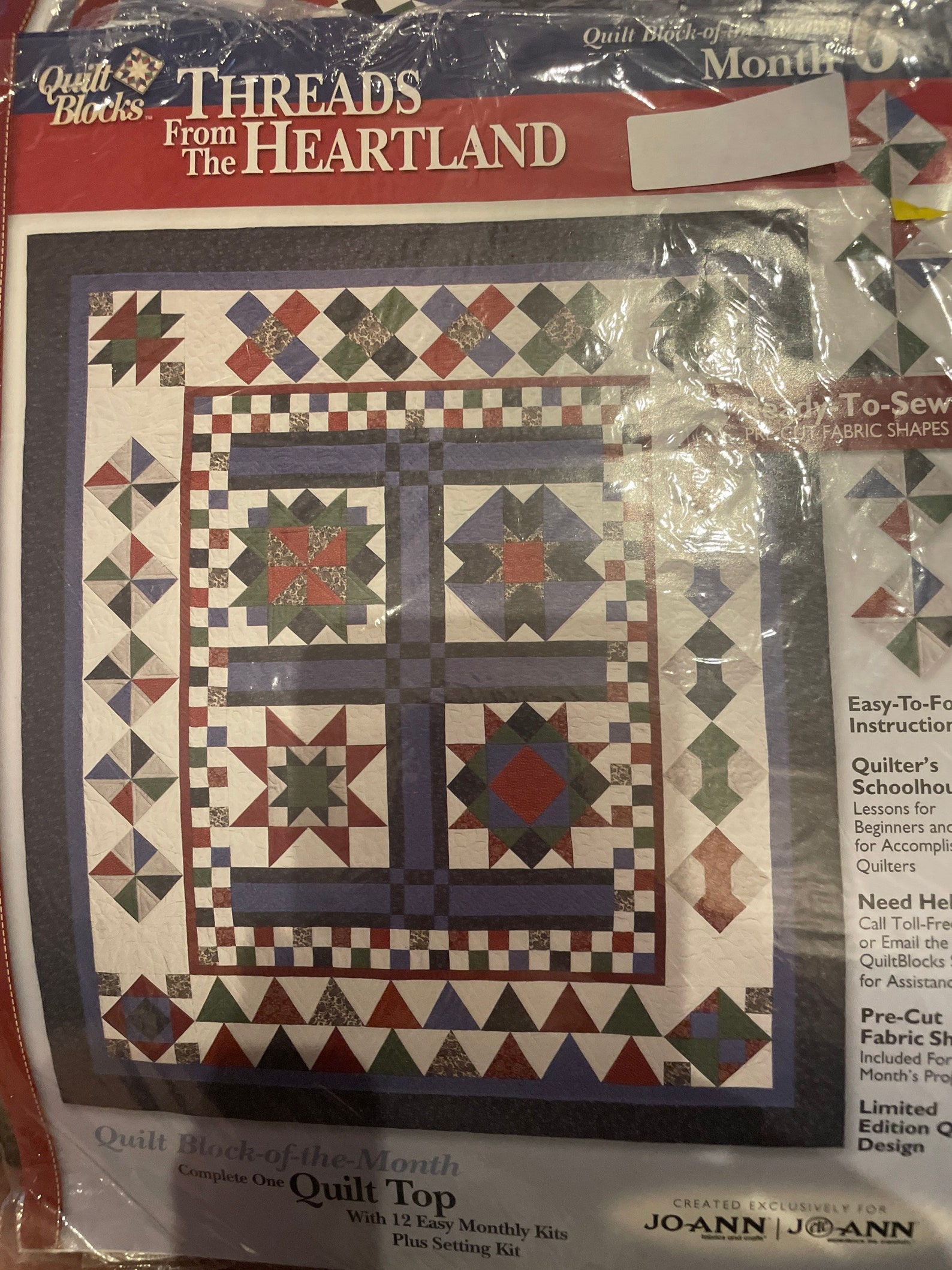Quilt Block of the Month Single Packages - Multiple Designs. - Etsy