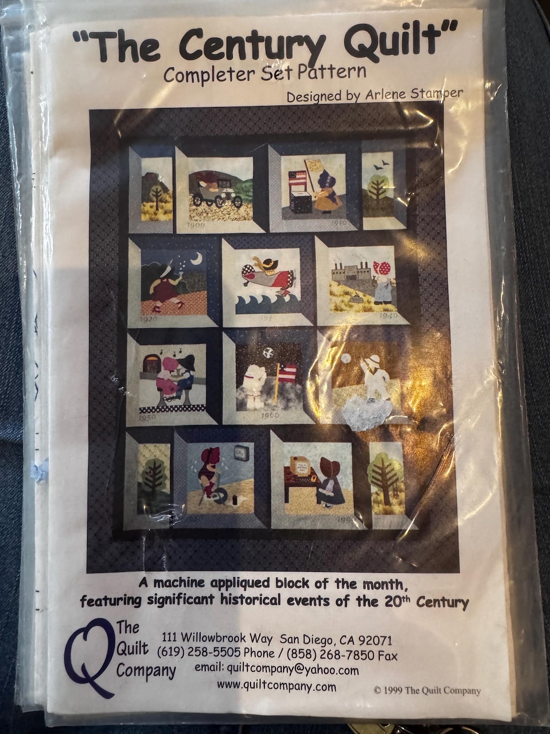 The Century Quilt, Complete Set Pattern, Designed by Arlene Stamper - Etsy
