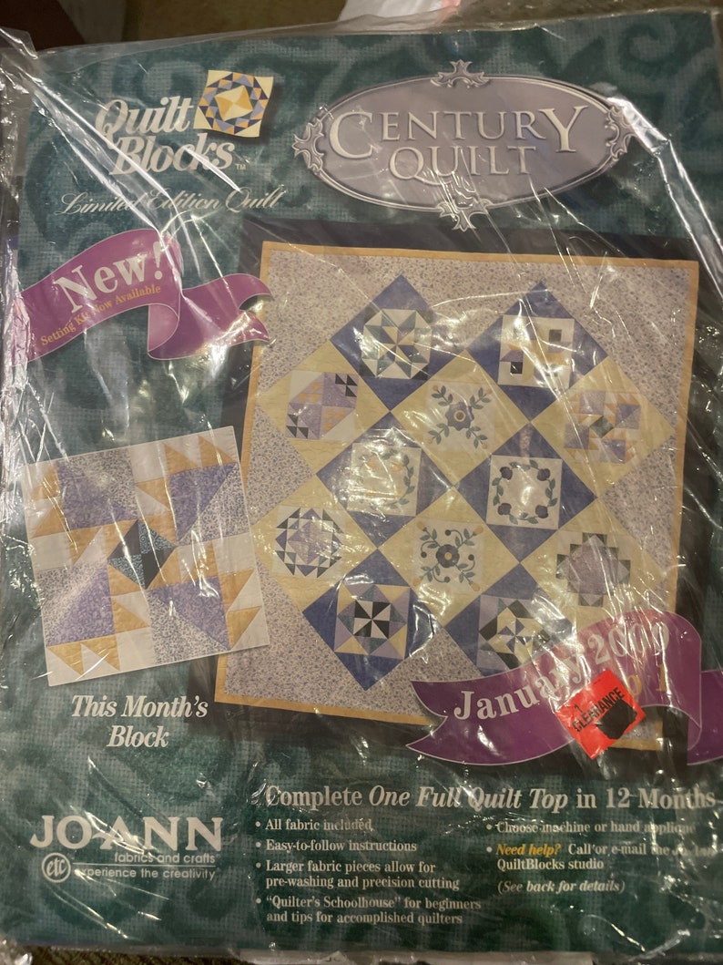 Quilt Block of the Month Single Packages - Multiple Designs. - Etsy