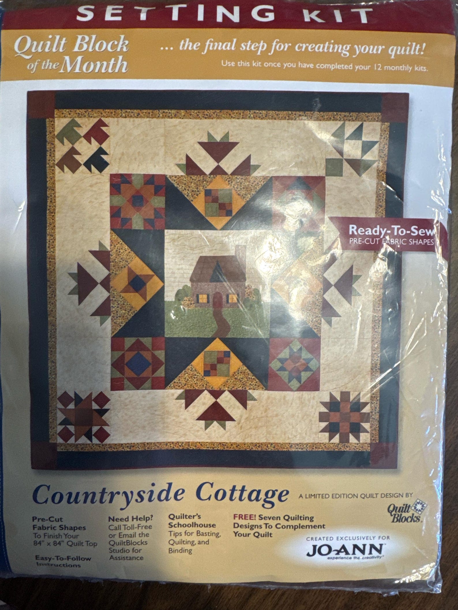 Setting Kits for Joann QUILT Block of the Month. - Etsy
