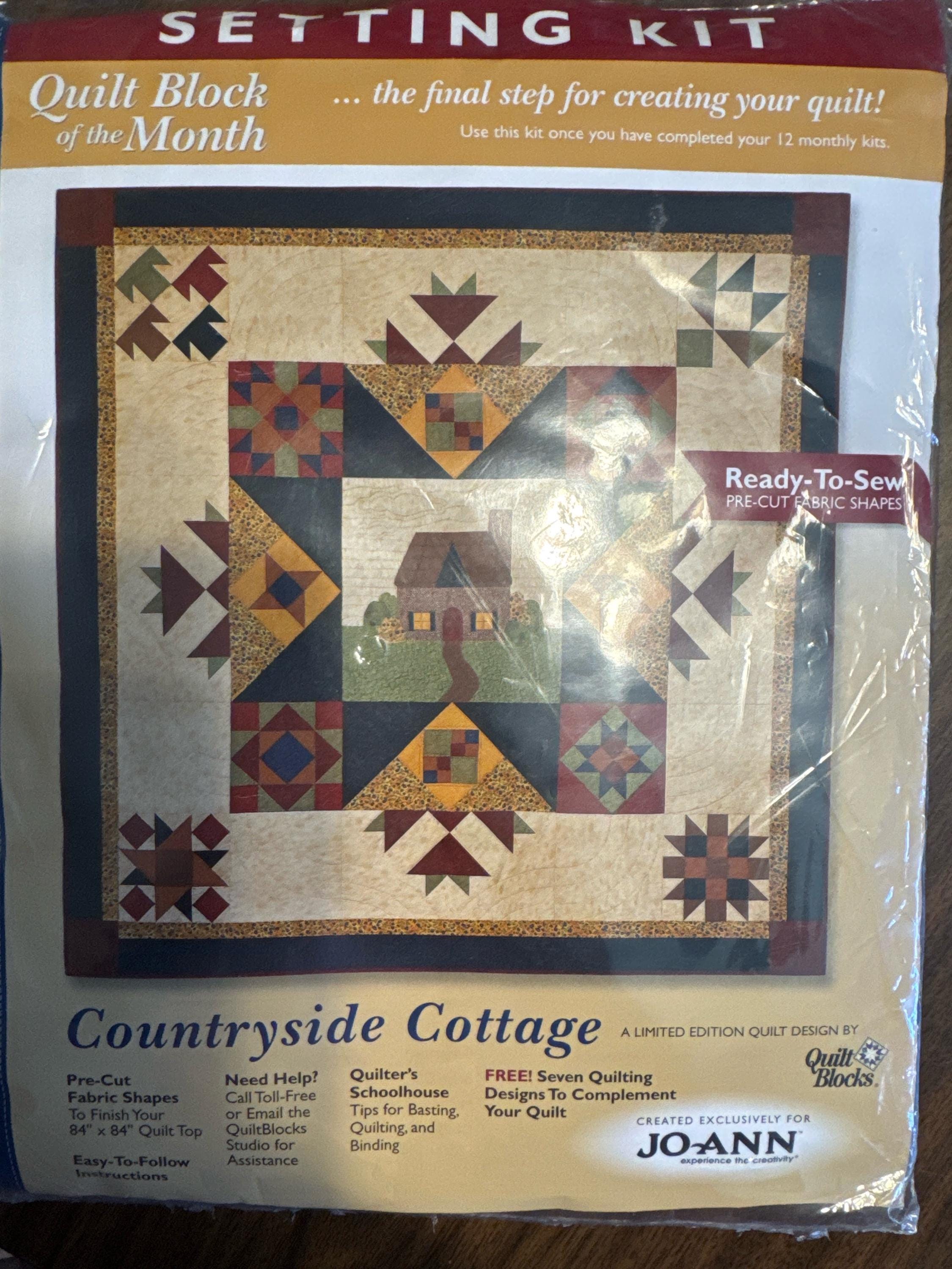Setting Kits for Joann QUILT Block of the Month. - Etsy