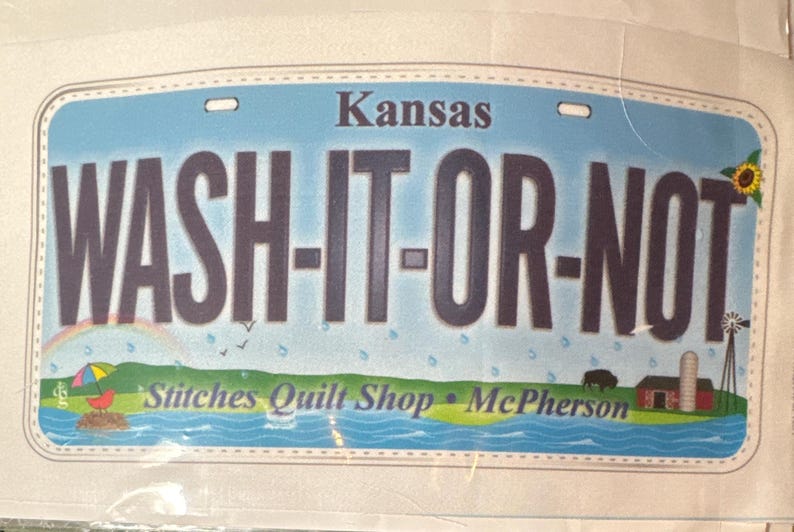 Kansas and Nebraska Row by Row Fabric-plates - Etsy
