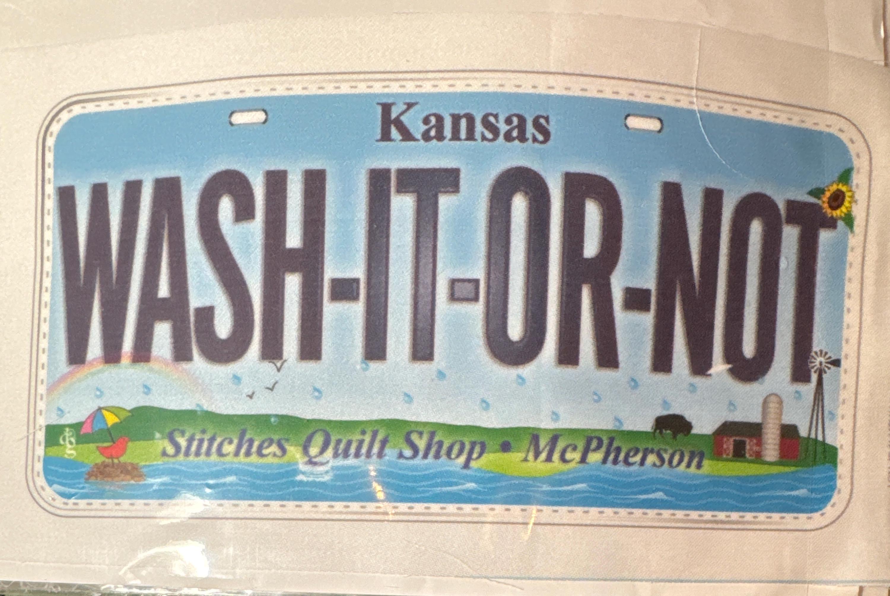 Kansas and Nebraska Row by Row Fabric-plates - Etsy