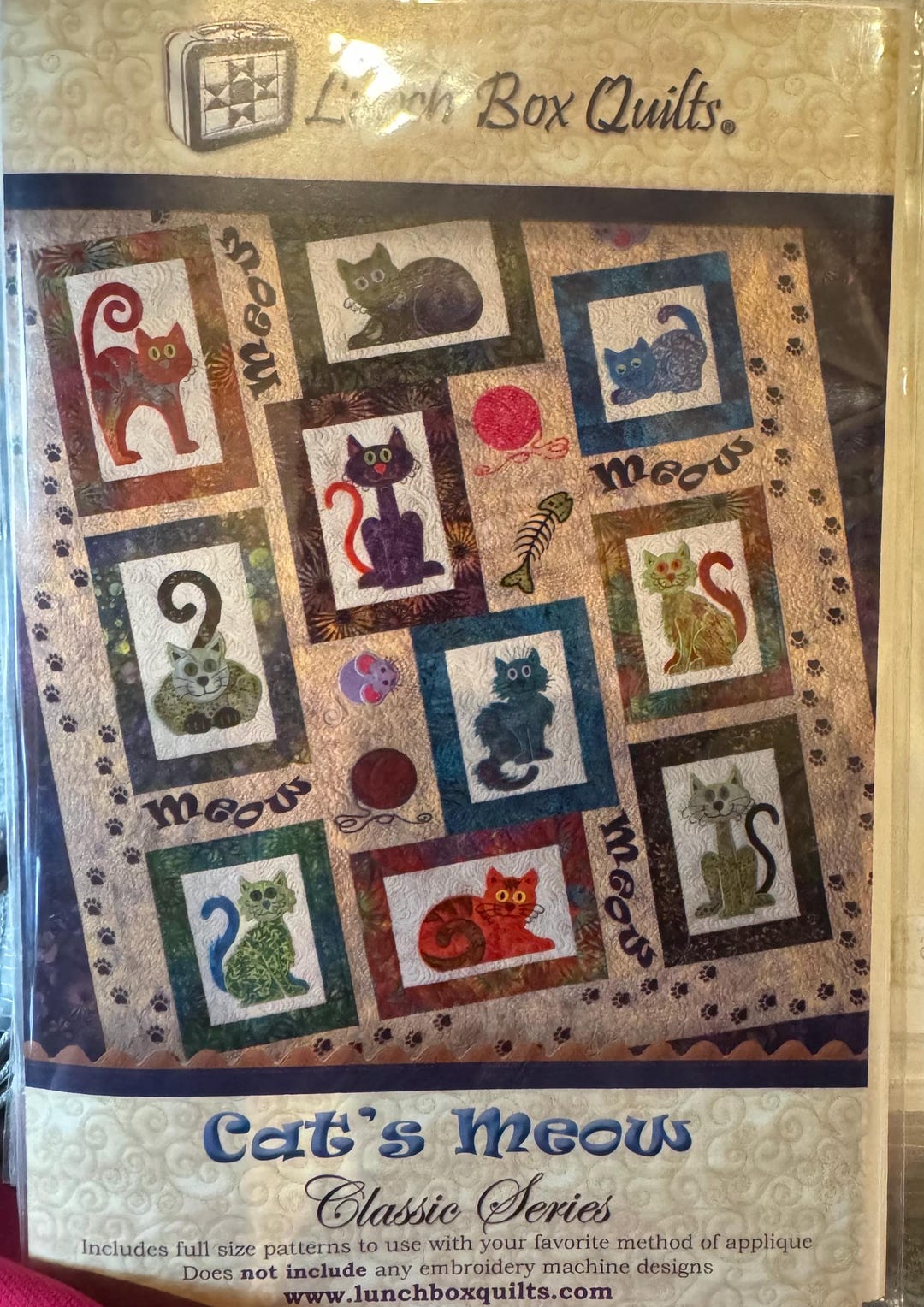 Cat Themed Quilt Pattern - Etsy UK