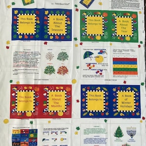 Children’s Fabric Soft Book Panels - Etsy