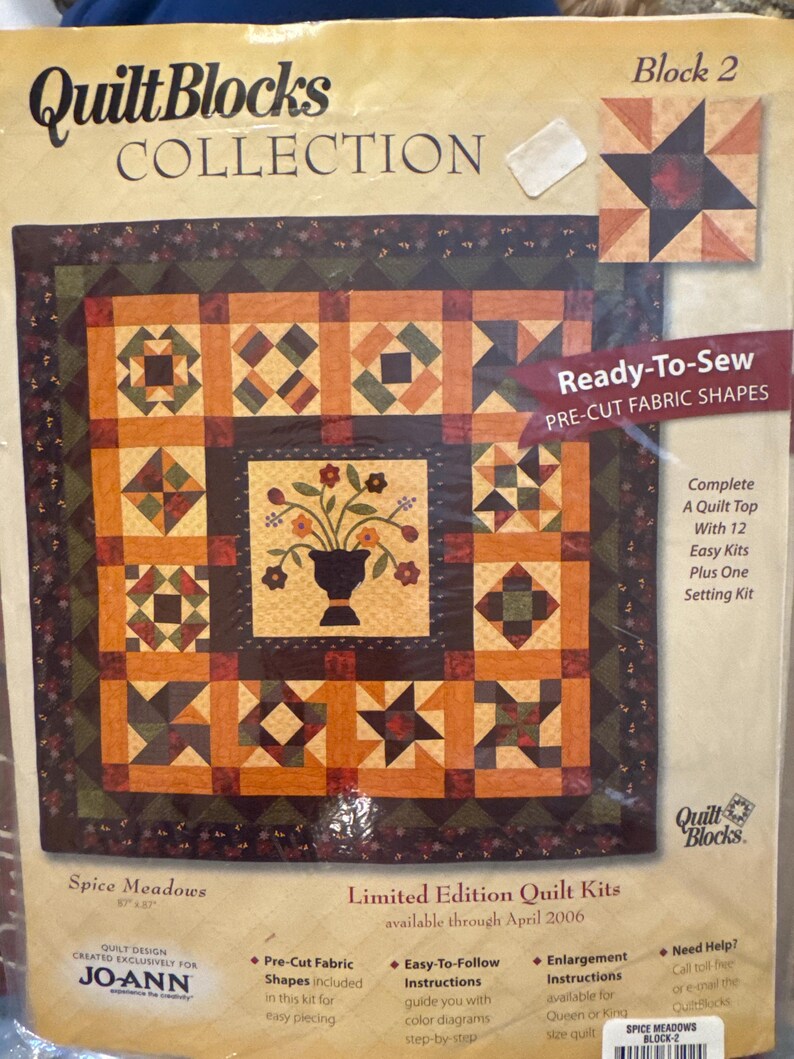 Quilt Block of the Month Single Packages - Multiple Designs. - Etsy