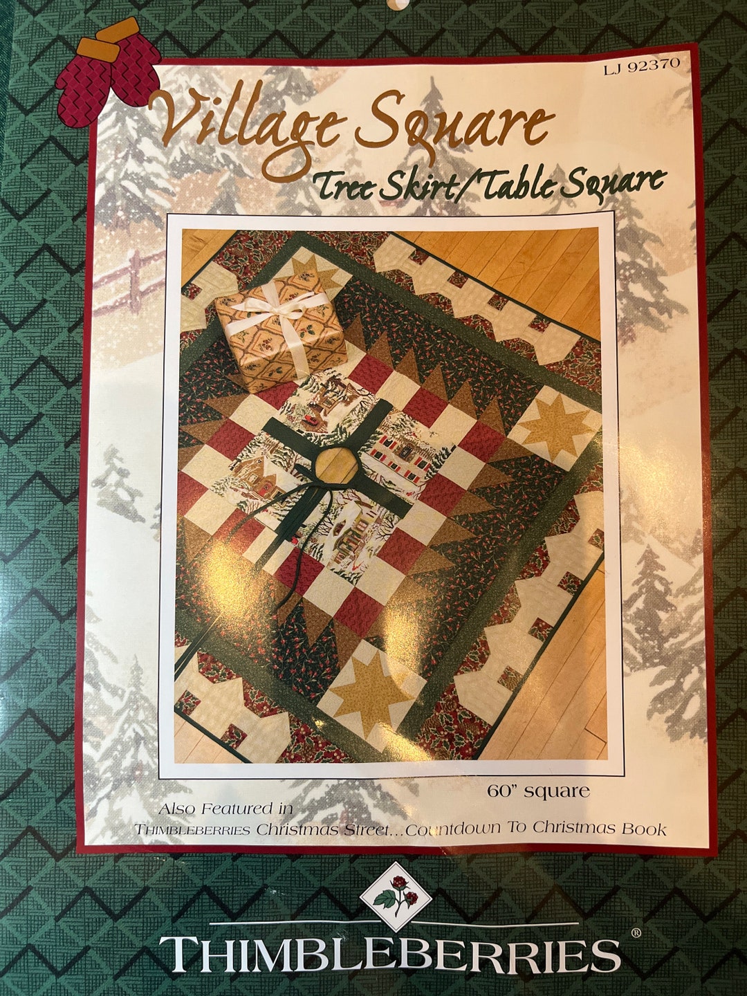 Village Square Tree Skirt by Thimbleberries Featuring RJR Fabric - Etsy