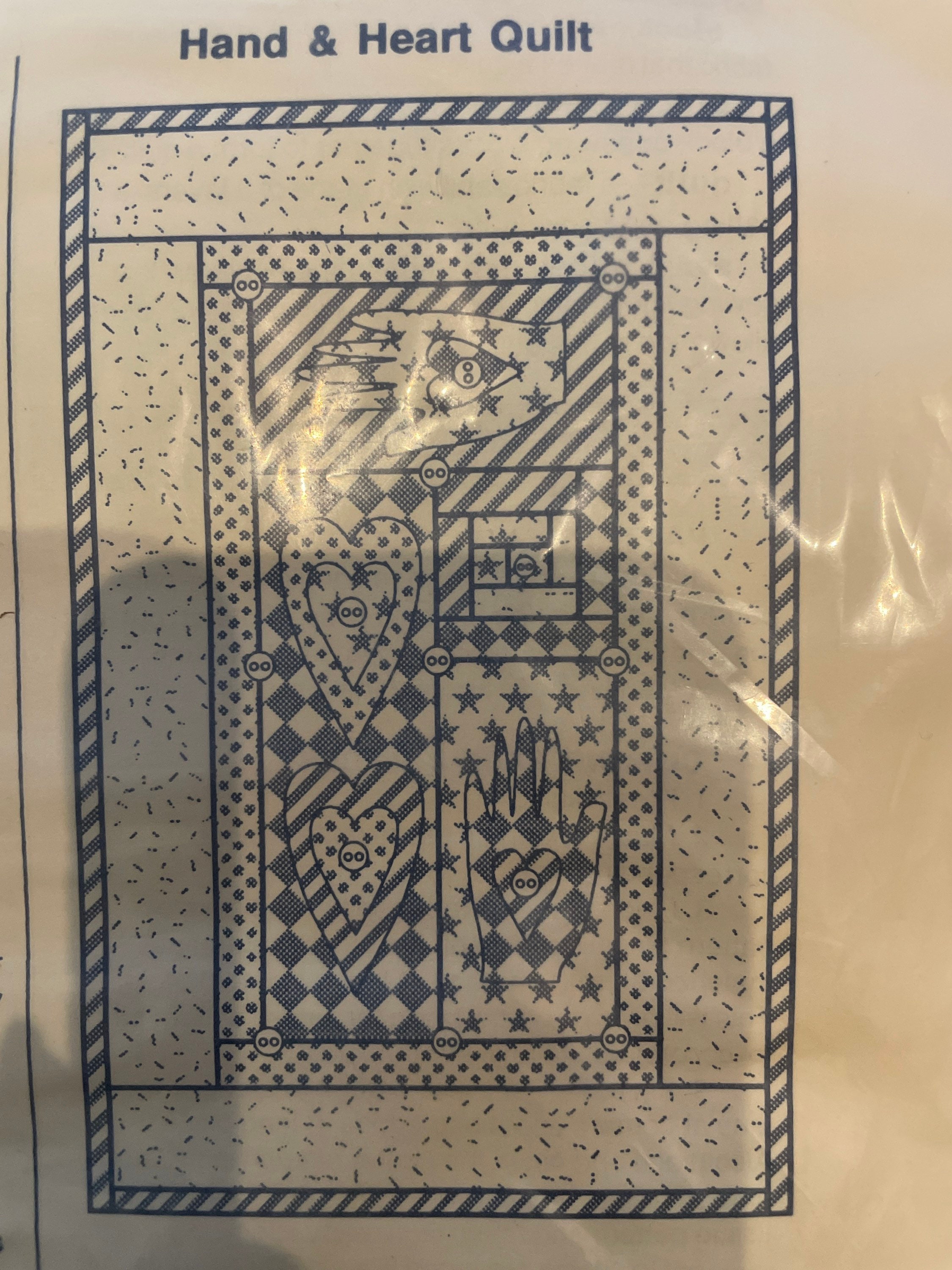 Hand and Heart Quilt Kit - Etsy