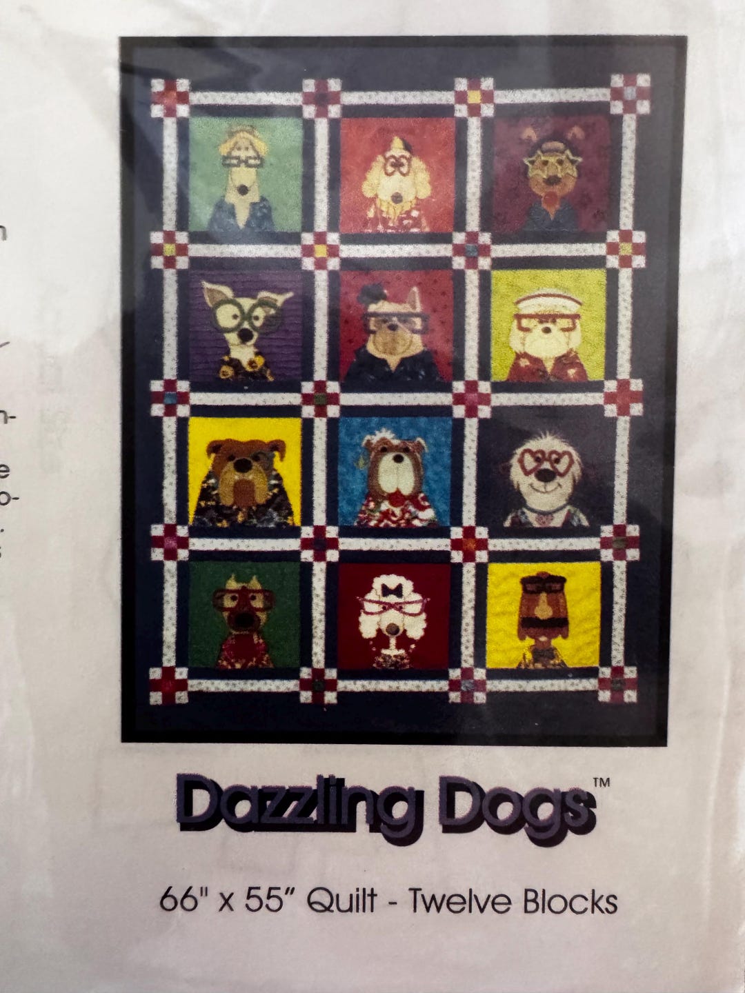 Dazzling Dogs 12 Block Quilt Pattern Set by Amy Bradley - Etsy
