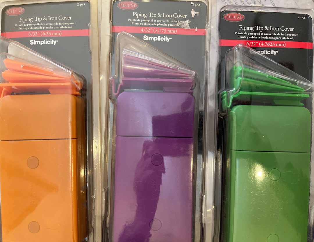 Simplicity Piping Tips and Iron Cover for Use With the Simplicity Bias ...