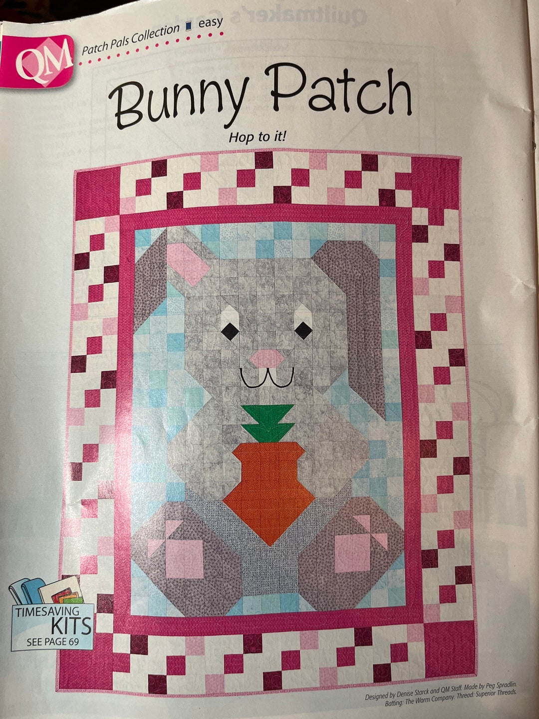 Peanut Patch Quilt Kit by Patch Pals Collection Featured in Quiltmaker ...