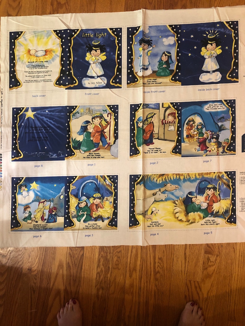Fabric Panel Story Books Assorted - Etsy