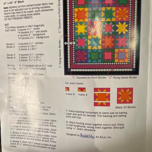 Variable Stars Quilt Kit Designed by Possibilities for Avlyn Inc. - Etsy