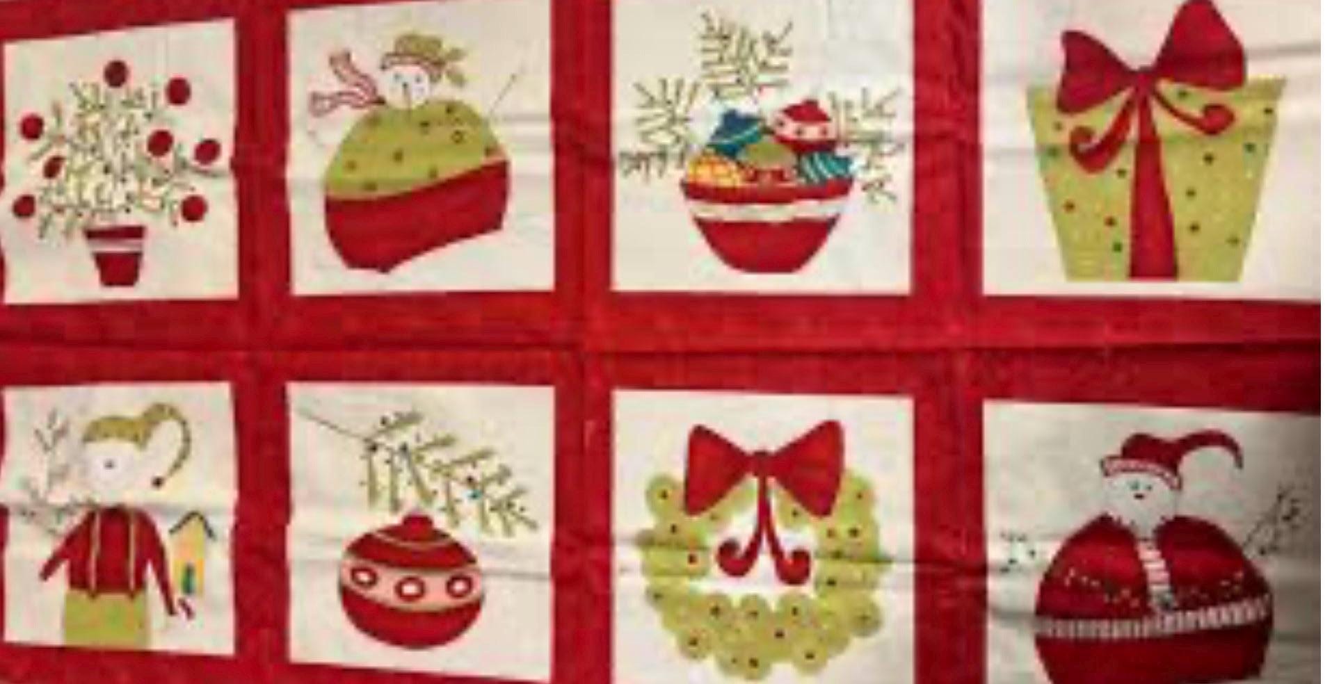Christmas and Holiday Fabric Panels - Etsy