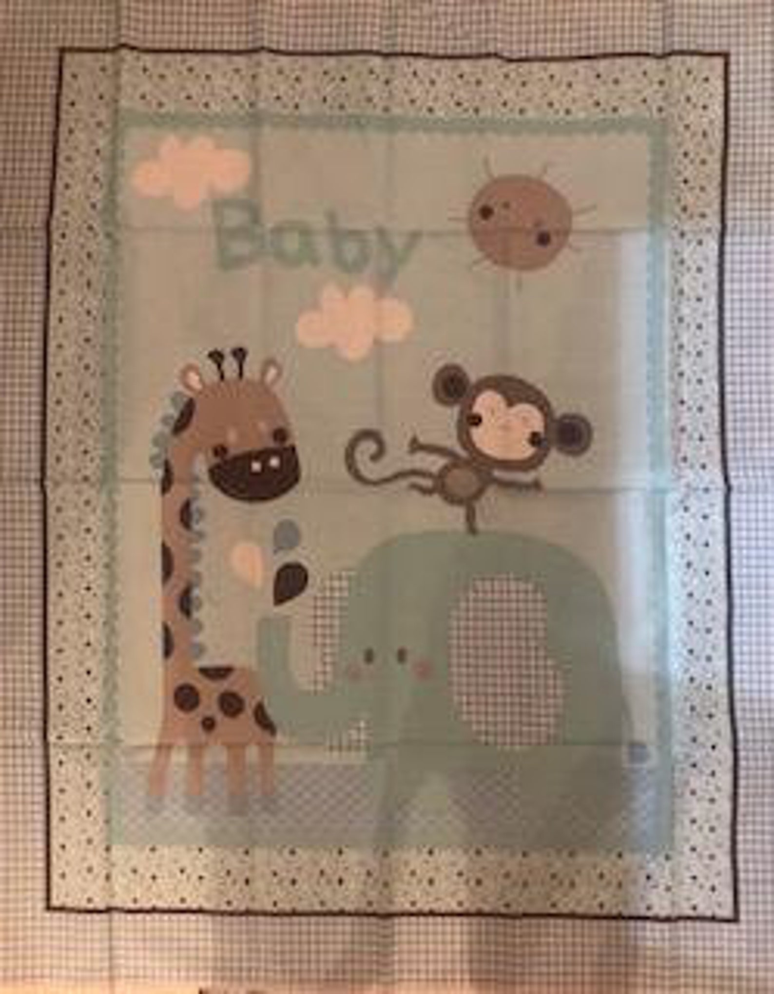 Children's Themed Fabric Panels and USA Map - Etsy