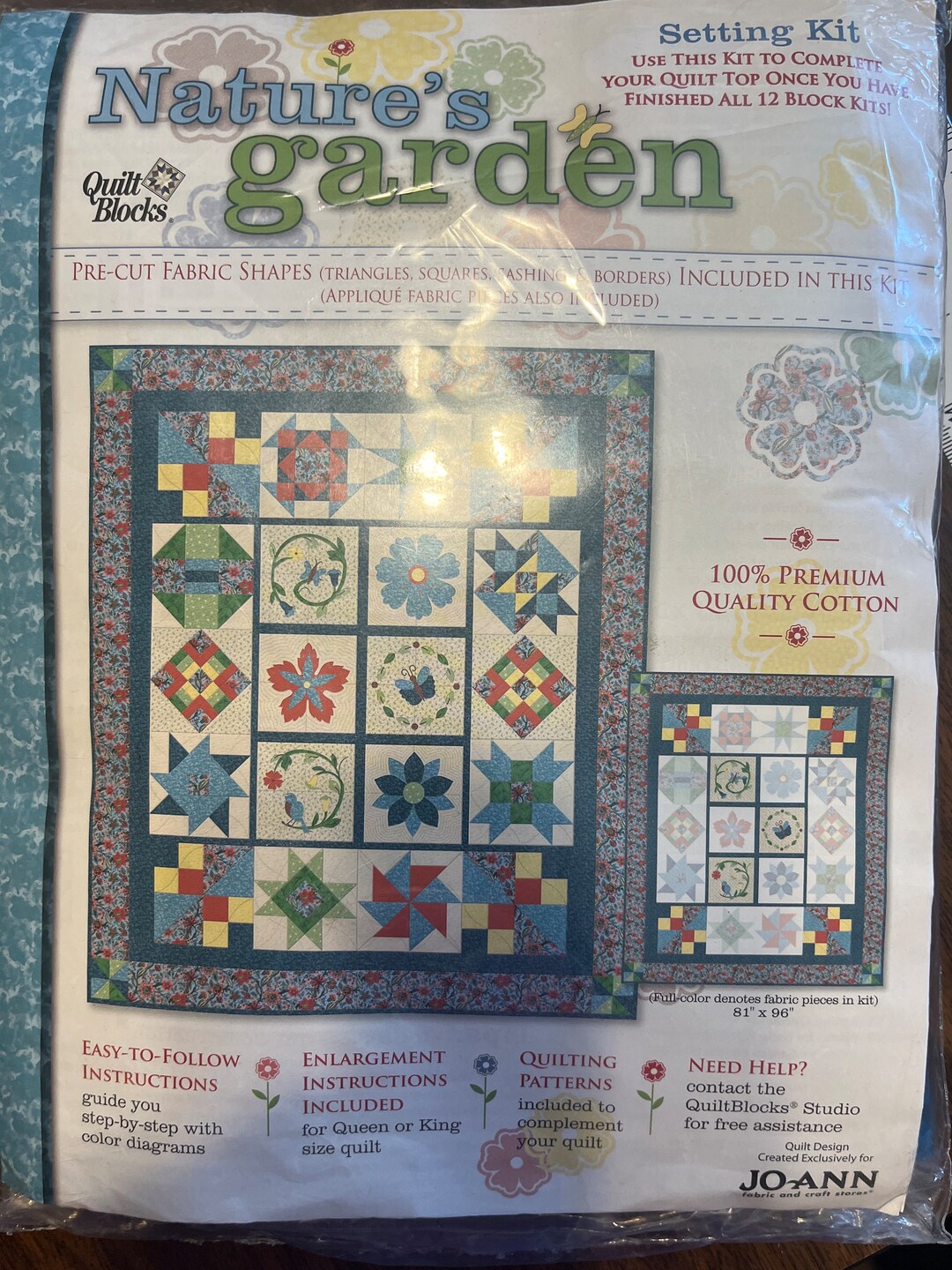Setting Kits for Joann QUILT Block of the Month. - Etsy