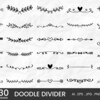 Hand Drawn Border Clipart, Doodle Frames, Planner, Letter Frame, Cute ...