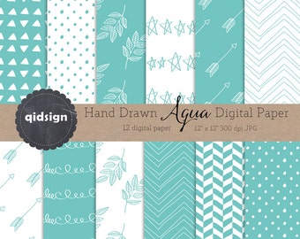 Digital paper commercial use instant download scrapbook | Etsy