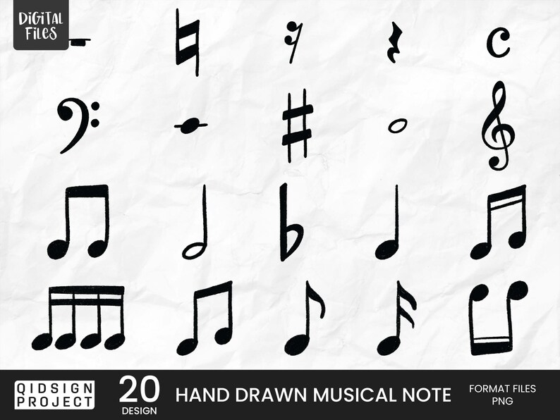 Musical Notes Clipart, Music Note Clipart, Music Notes Png, Musical ...