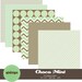Mint Brown Chocolate Digital Paper Pack Personal and Commercial Use ...