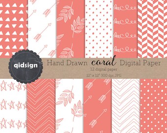 Digital Paper Commercial Use Instant Download Scrapbook | Etsy