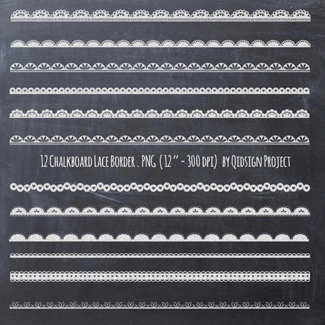 Chalkboard Border Clip Art Png