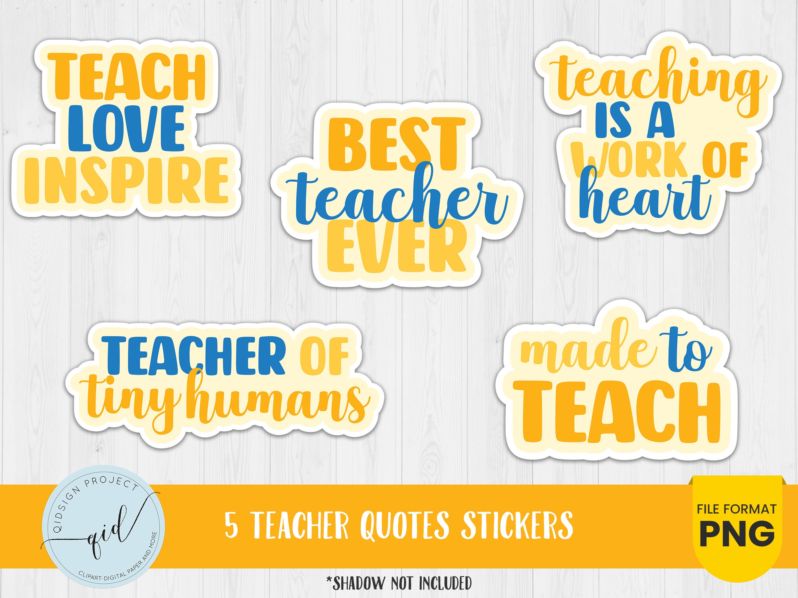 5 Teacher Quotes Stickers, Personal Stickers - Etsy