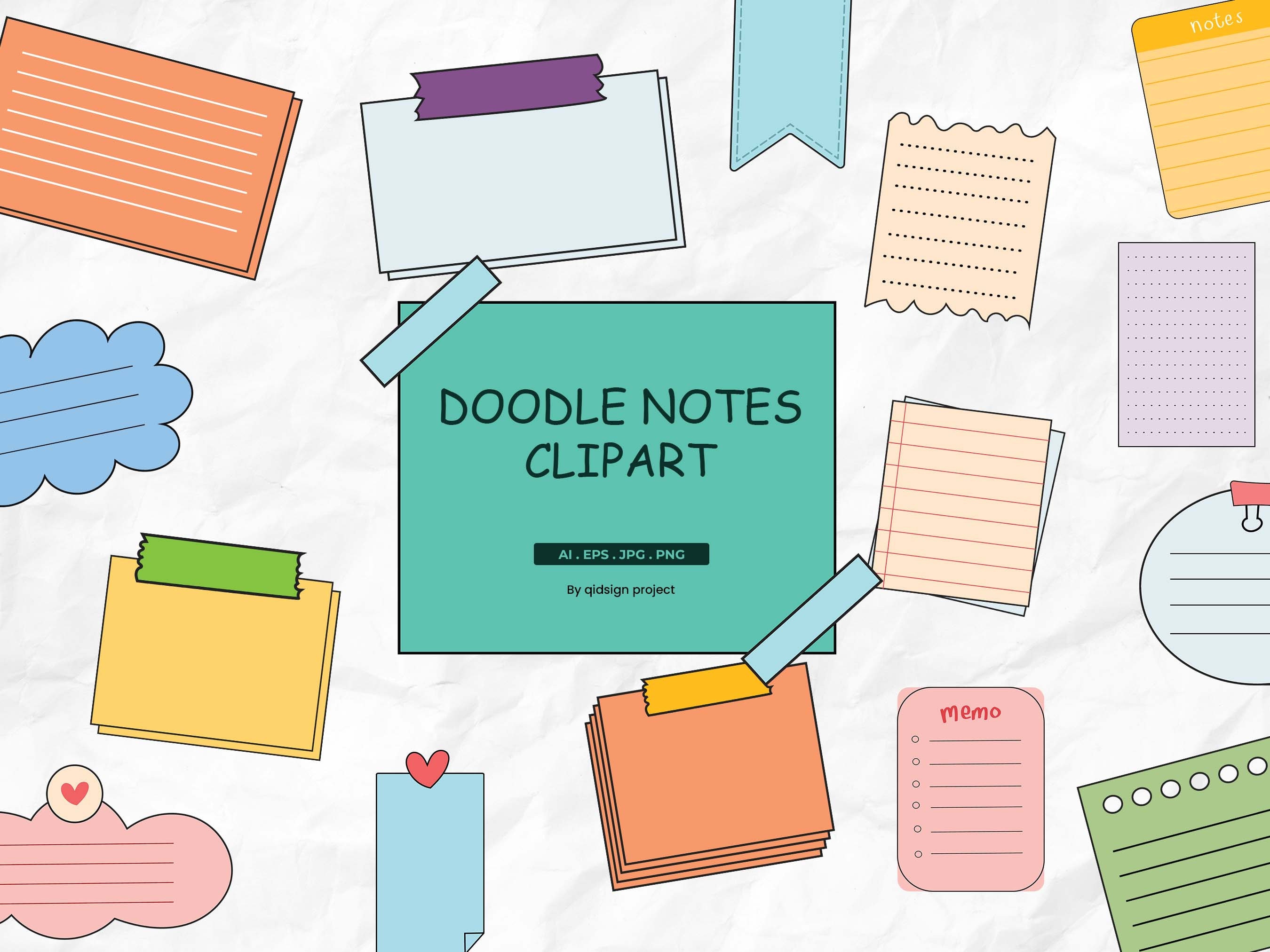 Blue Post It Note Clip Art