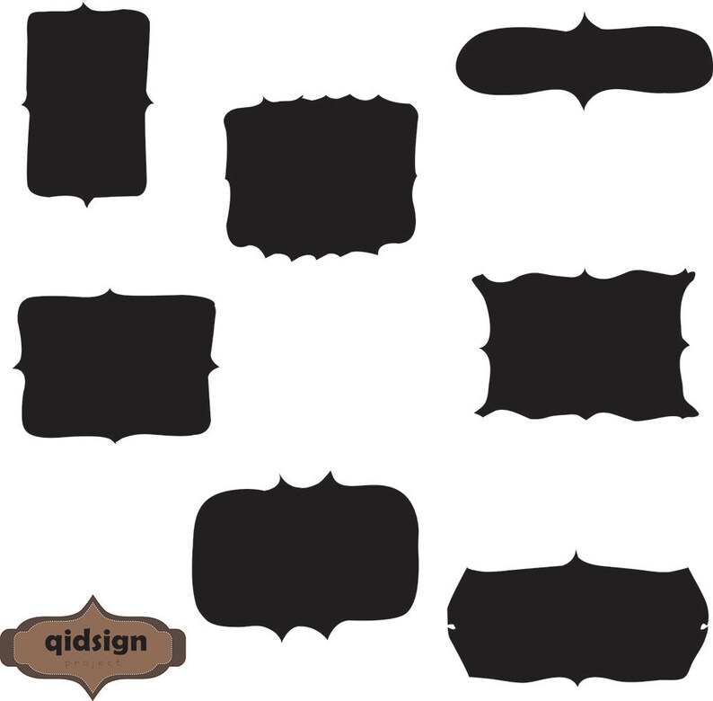 Doodle Frames Clipart, Digital Frames, Label Clipart, Educational ...