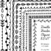 Digital Page Border, Doodle Frames Clipart, Handdrawn Clipart for ...