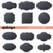 Chalkboard Frames Tag Digital Clipart Journal Tag Scrapbook INSTANT ...