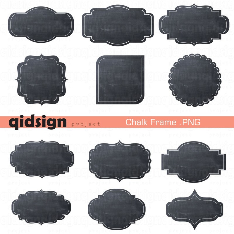 Chalkboard Frames - Etsy