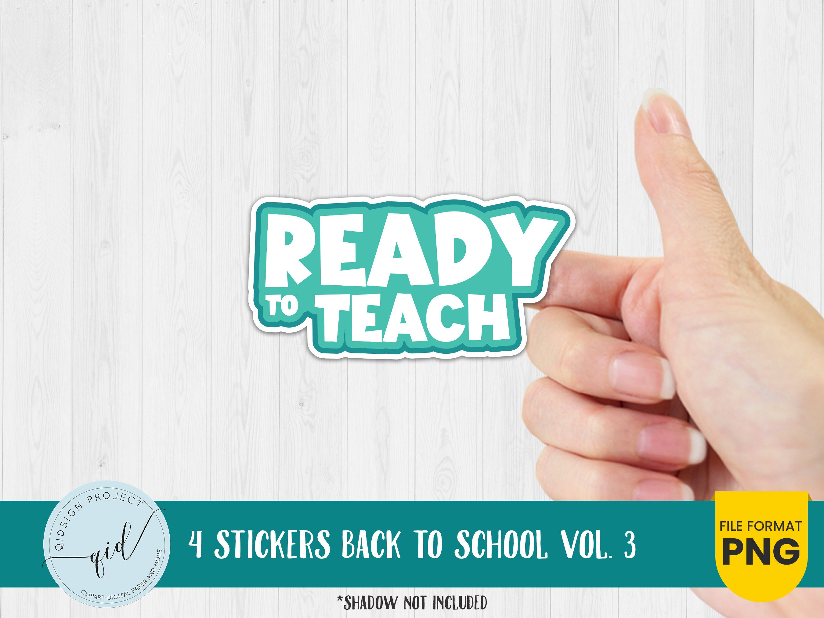 Printable Teacher Sticker for Laptop Png Stickers Back to - Etsy
