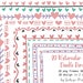 20 Watercolor Doodle Borders Border Png Decorative Elements - Etsy