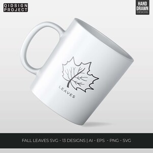 13 Fall Leaves Svg, Fall Leaf Svg, Autumn Leaves, Fall Svg, Fall Leaf ...