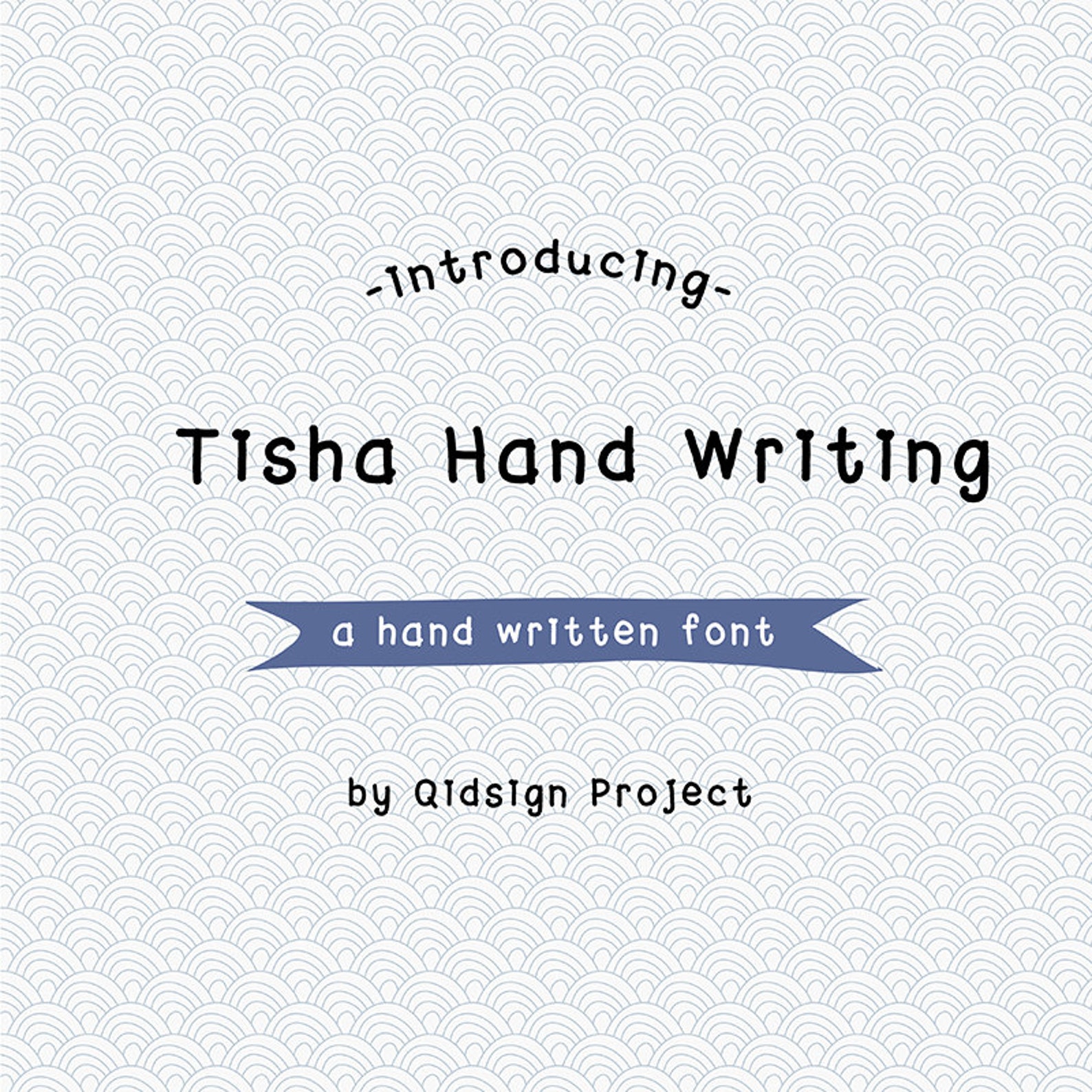 Tisha Hand Writing Digital Fonthand Written Fontpersonal and - Etsy