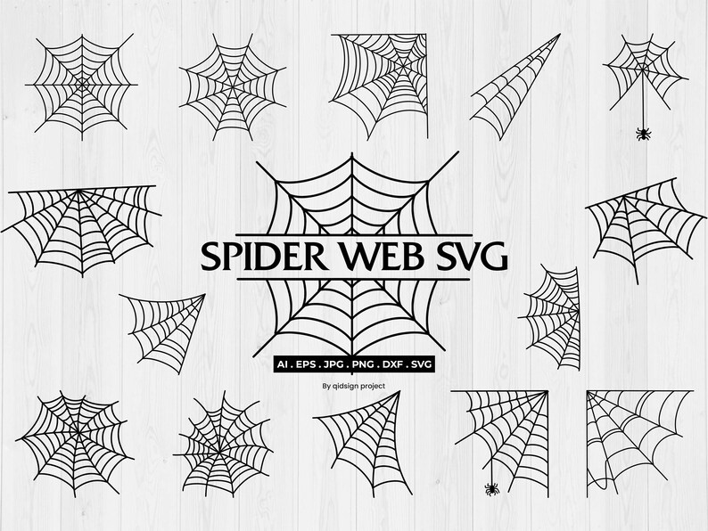 Spider Web Svg, Spider Svg Halloween Svg, Svg Files for Cricut, Spider ...