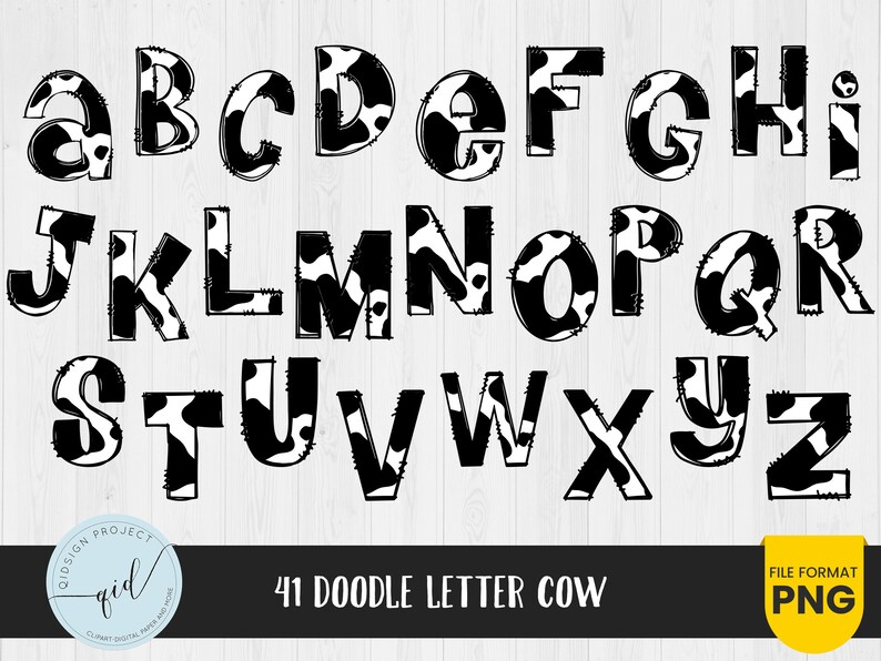 Doodle Letters Png Doodle Alphabet Sublimation Handwritten - Etsy