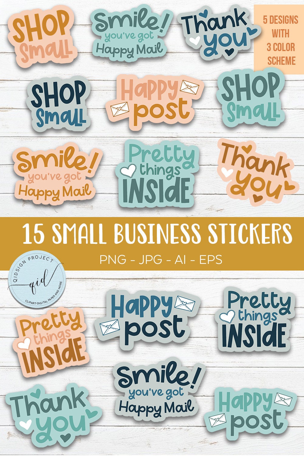 Happy Mail Sticker Png, Sticker for Shop, Label, Journaling, Pretty ...