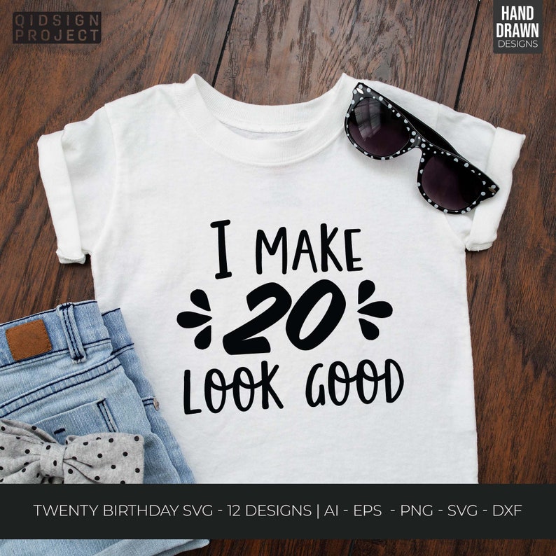 20th Birthday Svg, 20th Birthday Bundle, Twenty Birthday Svg, Twenty ...