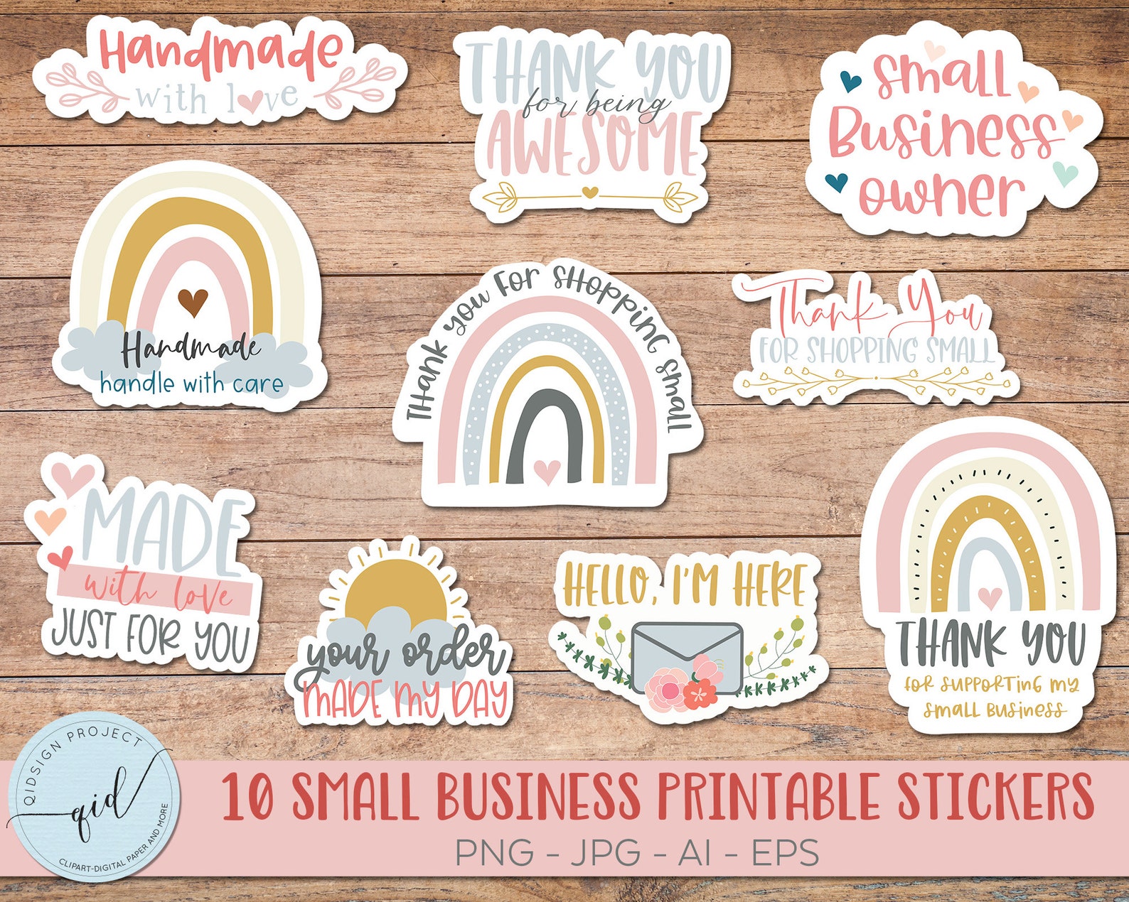 Happy Mail Sticker Png Sticker for Shop Label Journaling - Etsy
