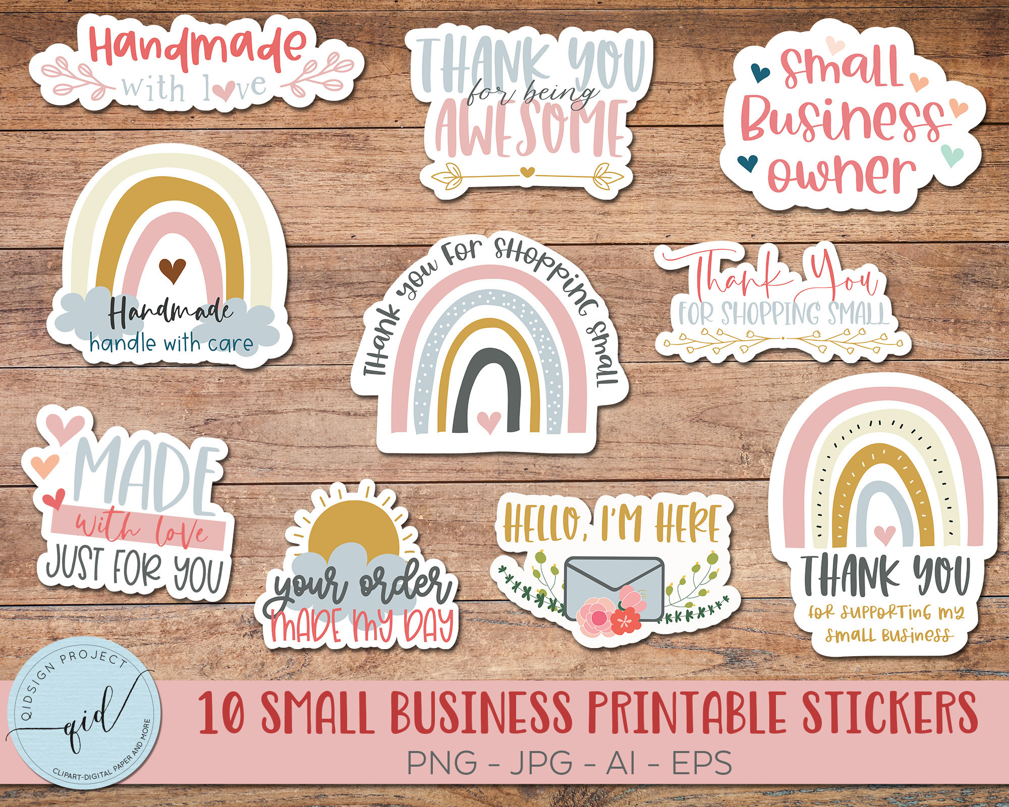 Happy Mail Sticker Png Sticker for Shop Label Journaling - Etsy