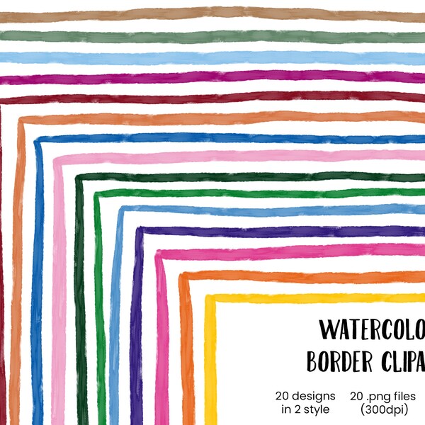 Digital Border Frame - Etsy