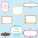 Doodle Frames Clipart, Digital Frames, Label Clipart, Educational ...