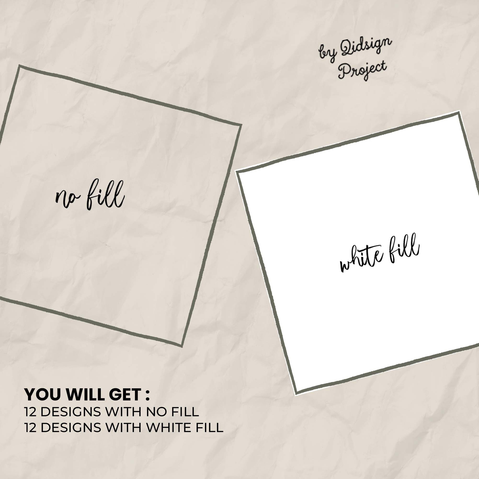 12 Boho Watercolor Border, Decorative Element, Hand Drawn Border ...