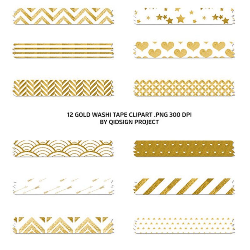 Digital Washi Tape - Etsy